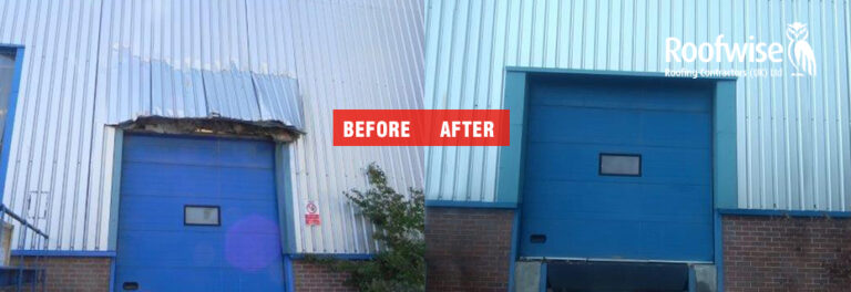 Wall Cladding Repair at Industrial Unit in Nuneaton | Roofwise